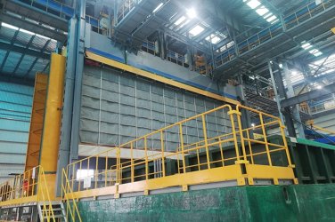 End-in To Side-out Type Galvanizing Fume Collection Hood